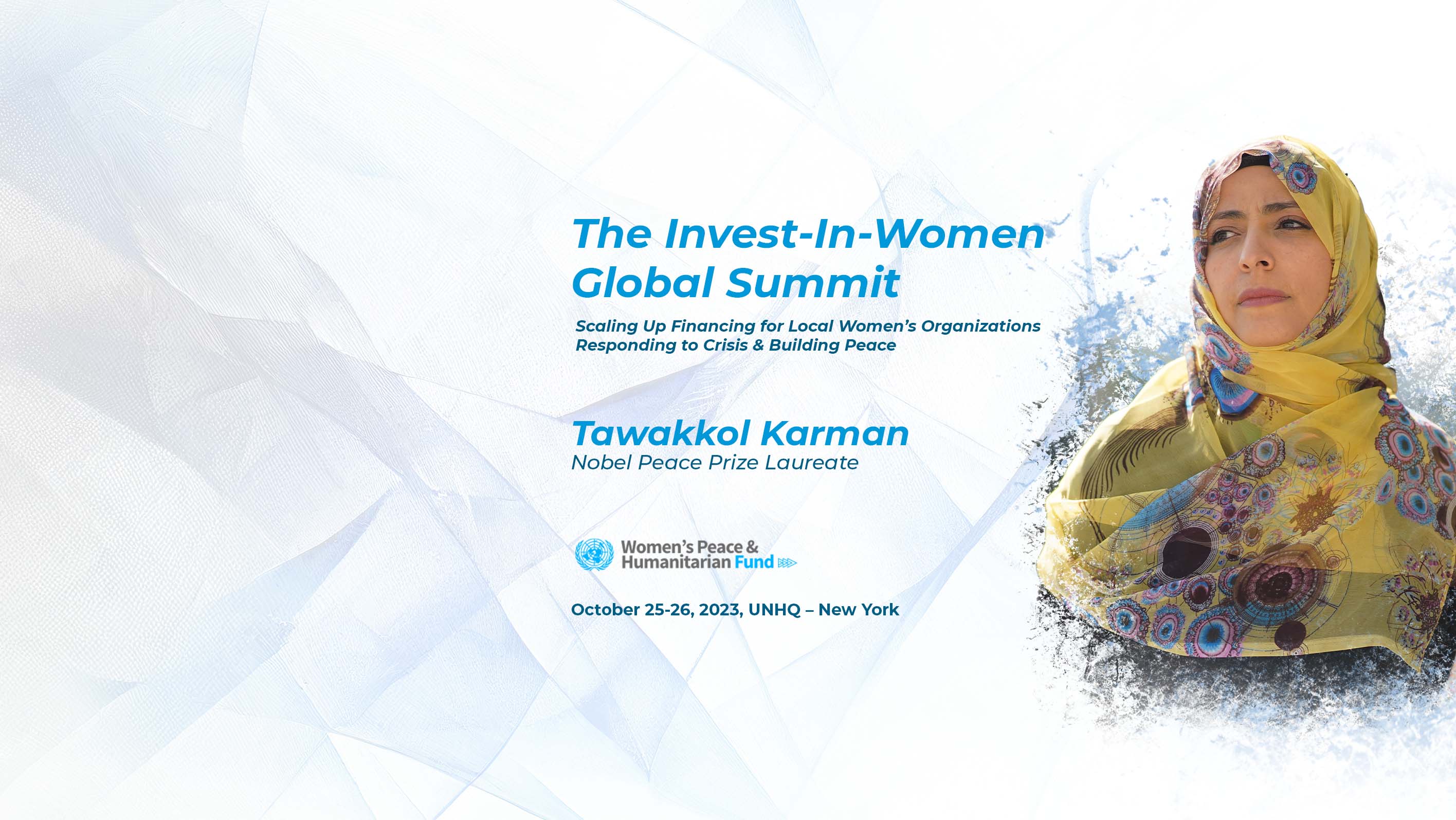 Nobel laureate Tawakkol Karman to join United Nations Global Summit on ...